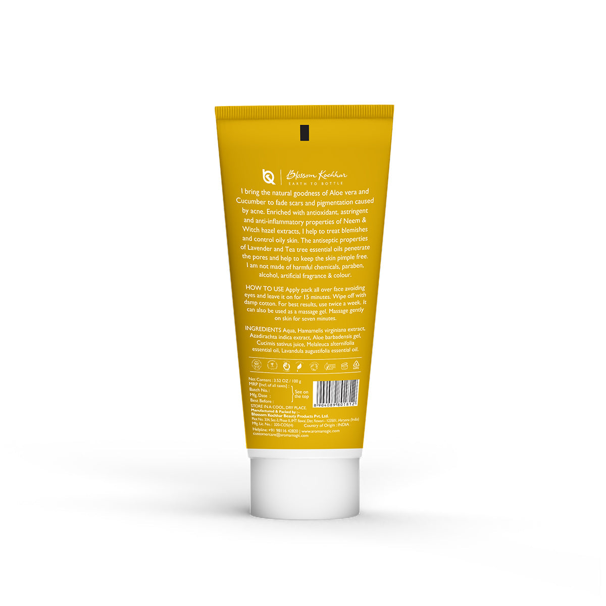 Anti Acne Witch Hazel Face Pack Online | Buy Natural Face Packs Online